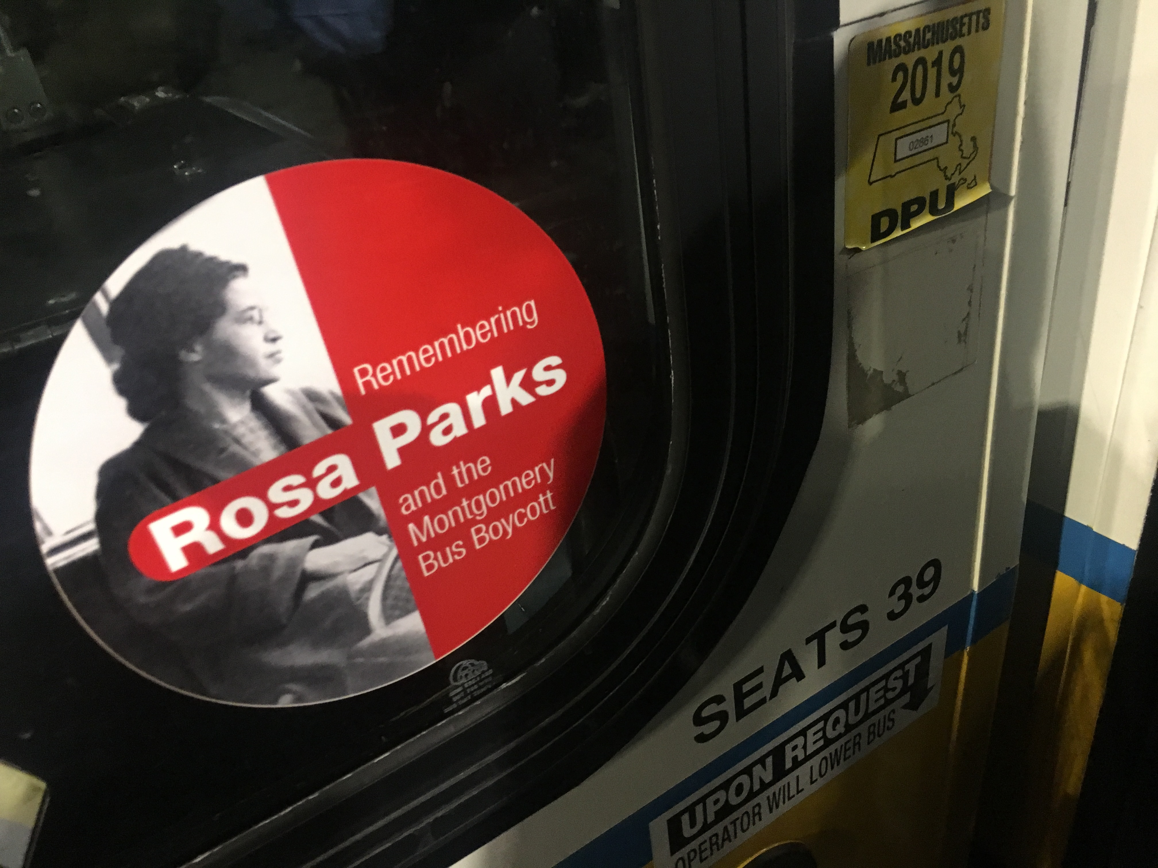 Rosa Parks Bus Boycott Signs Civil Rights Activist Rosa Parks