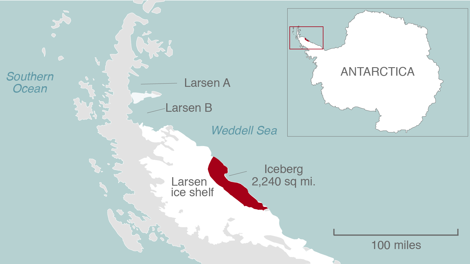 Weddell Sea On World Map